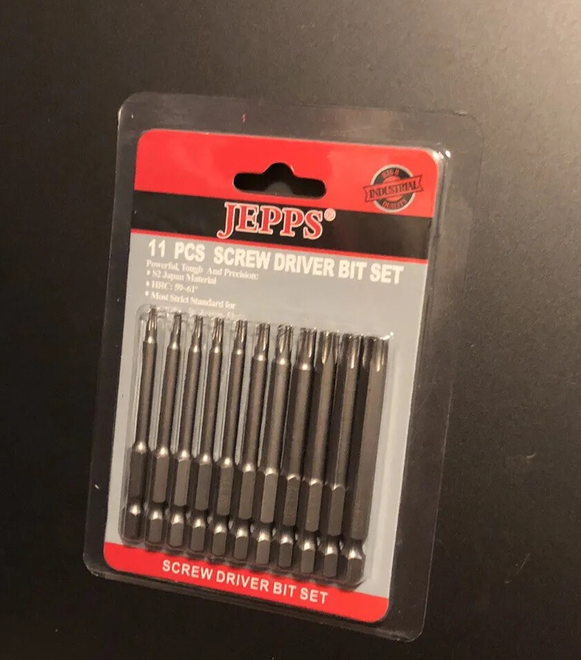 11 PCS Assorted Torx Star Screw Driver Set Drill Bit Tough S2 Material ...