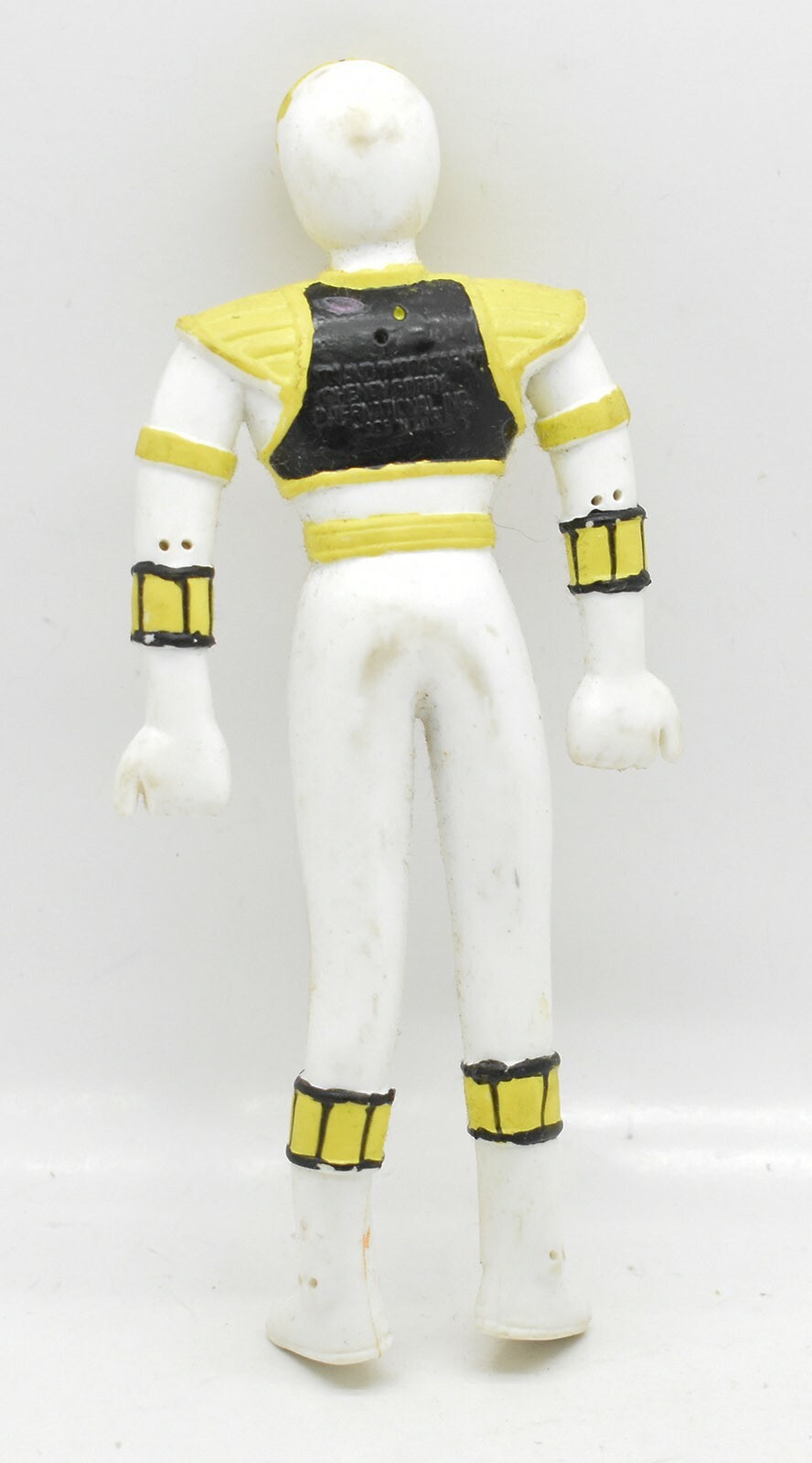 Power Rangers White Ranger Bendable Loose 5.25" Figure Gordy Toy 1994 ...
