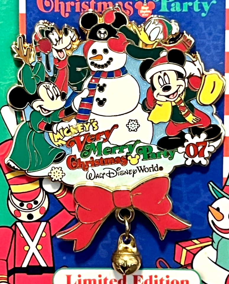 Disney Pin Mickeys Very Merry Christmas Party Limited Ed MVMCP VINTAGE ...