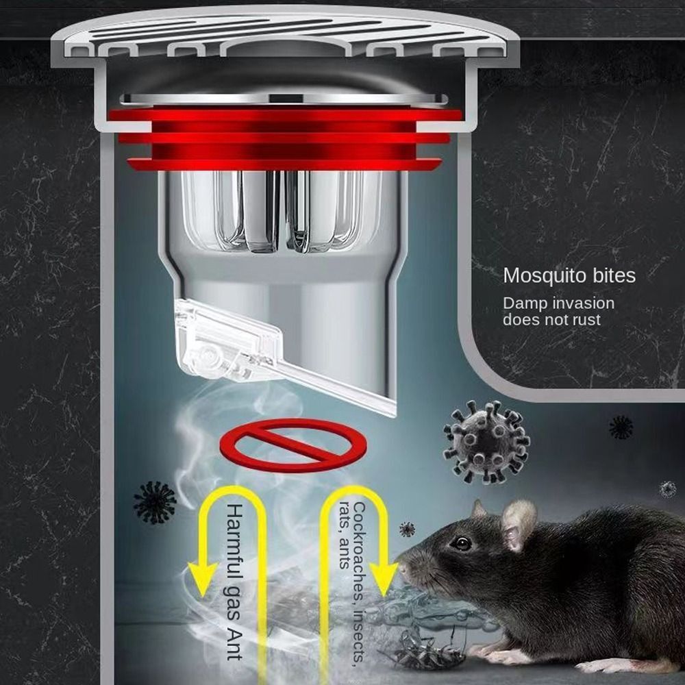 Prevention Seal Sewer Stopper Anti odor One Way Valve Drain Cover Floor ...