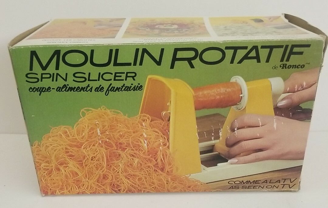 Vintage - Spin Slicer by Ronco (1976) Moulin Rotatif The Fancy Food ...