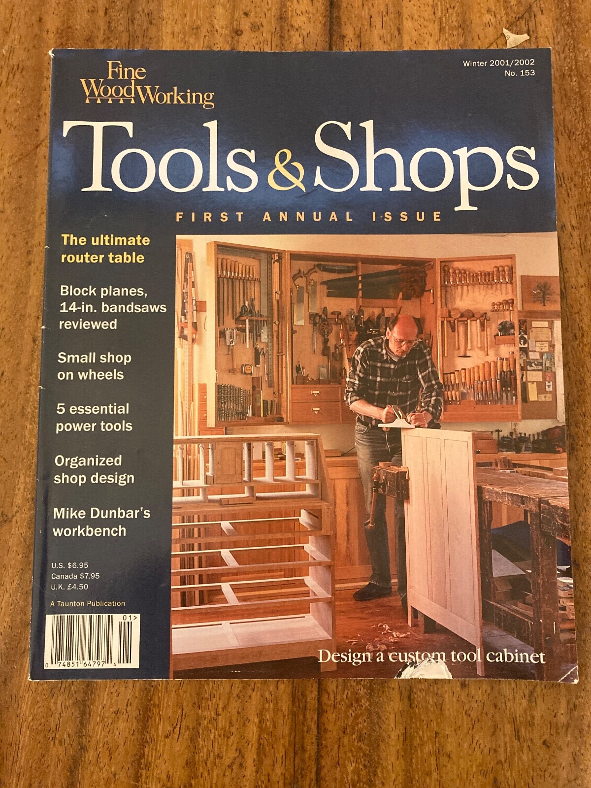 LOT OF 6 Fine Woodworking Magazines, Issues 155, 156, 157, 158, 159 ...