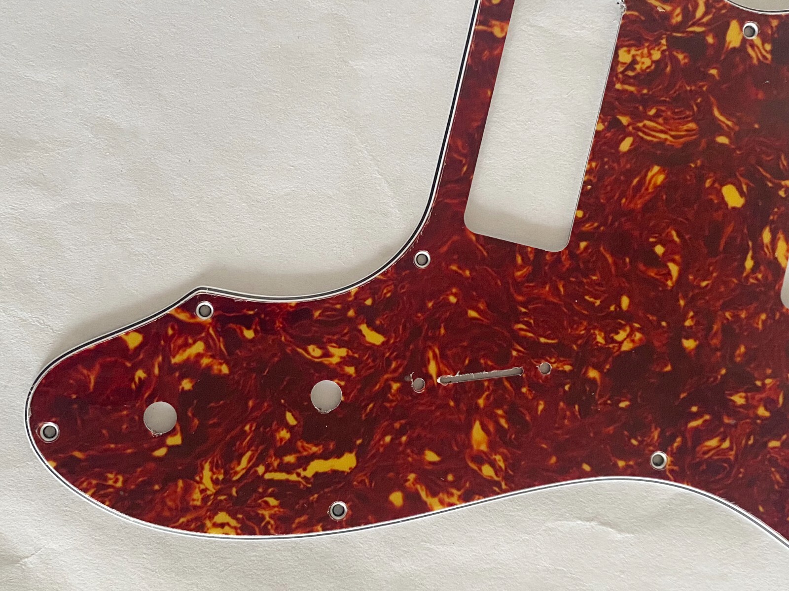 Guitar Pickguard For Classic Series '72 Thinline Tele P90,4 Ply Red ...