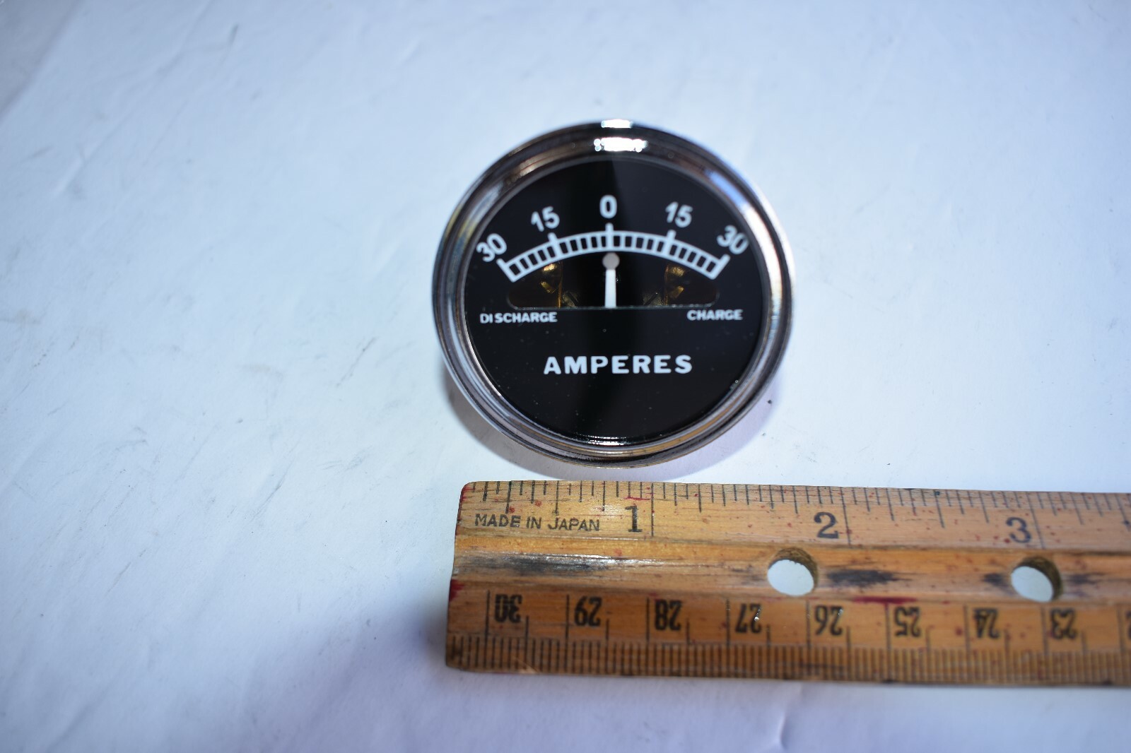 Model A Old Ford Instrument 12. 6 Amp Meter Guage 30-0-30 Hotrod Custom ...