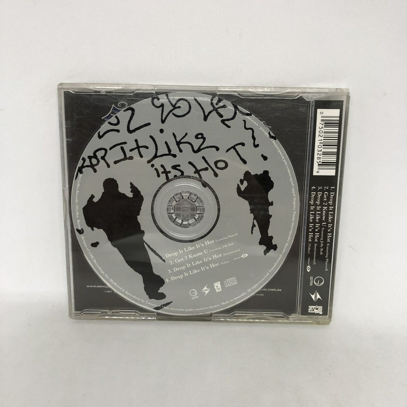 Snoop Dogg DROP IT LIKE IT'S HOT CD Hip-Hop Single V GOOD CONDITION ...