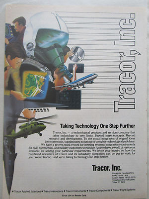6/1986 PUB TRACOR INC AUSTIN AEROSPACE INSTRUMENTS COMPONENTS FLIGHT ...