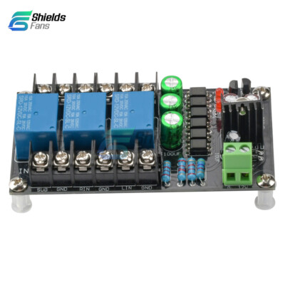 3 Channels Stereo 2.1 Speaker Protection Board Delay Module for Power ...