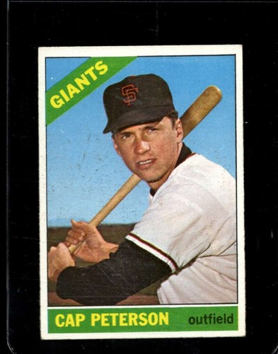 1966 TOPPS #349 CAP PETERSON VG GIANTS (WAX) *X91478 | eBay