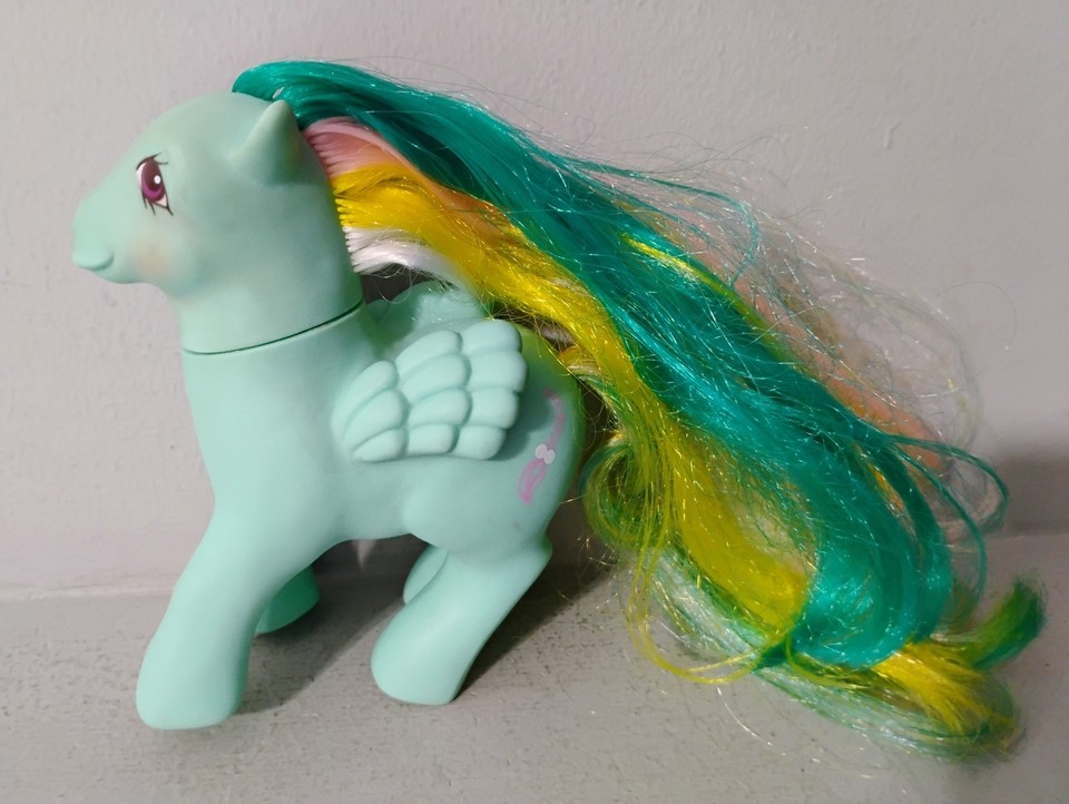Vintage 1985 My Little Pony MLP Brush N Grow Pegasus Pony | eBay