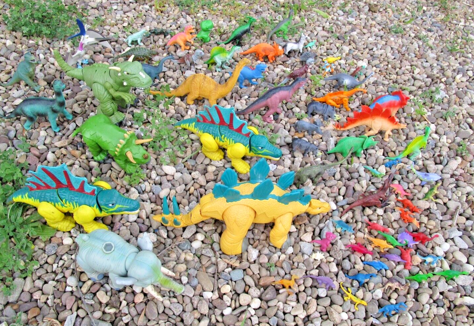 Huge Imaginext Mattel Fisher Price 50+ More Toy Dinosaur T-Rex Elephant ...