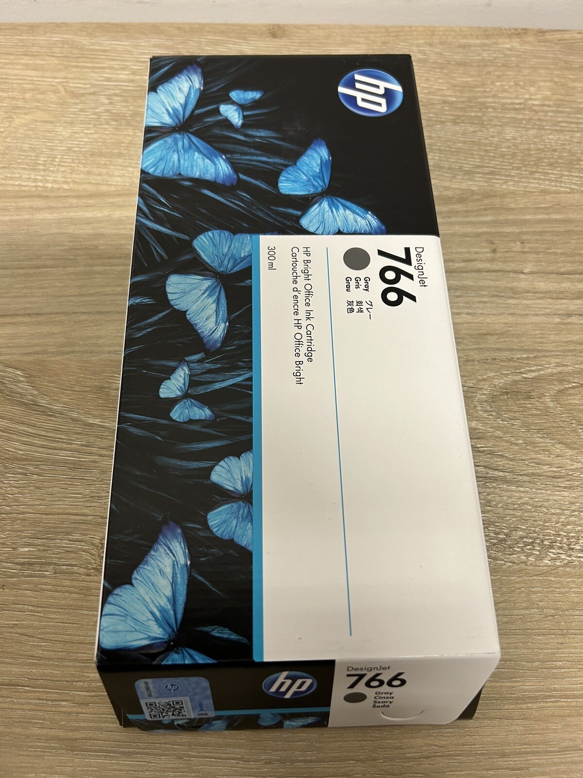 HP 766 P2V93A Gray Ink Cartridge 300ml Designjet XL 3600 MFP Genuine ...