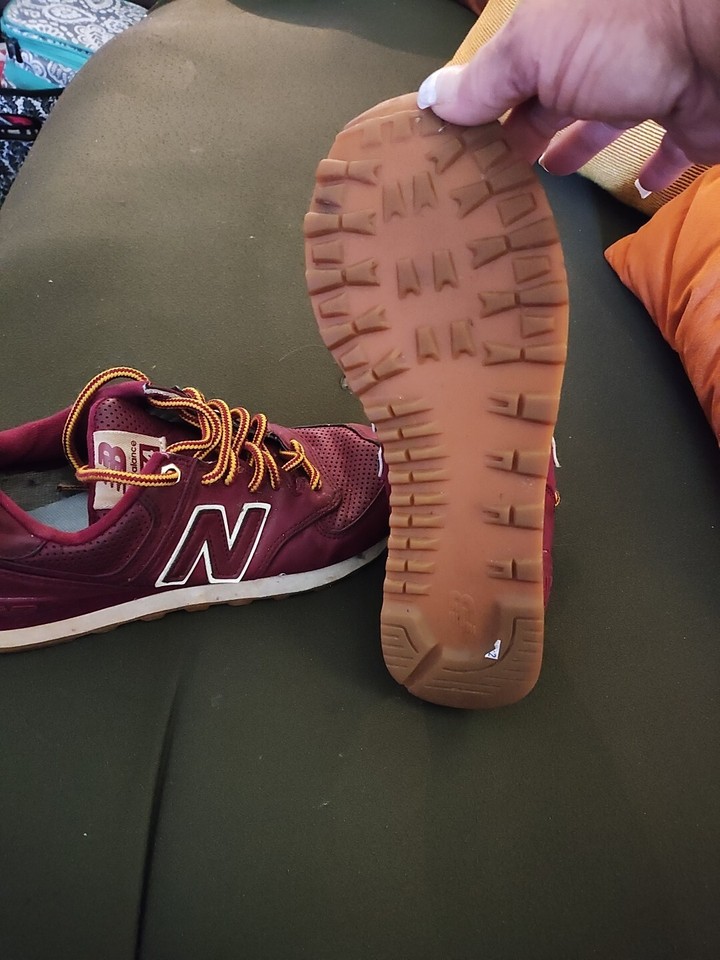 US10 New Balance Low Cut Sneakers/Brd/Suede/Ml574Hra | eBay