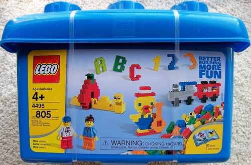 LEGO 4496 Better Building More Fun Tub NEW! Minifigures Bricks Slopes ...