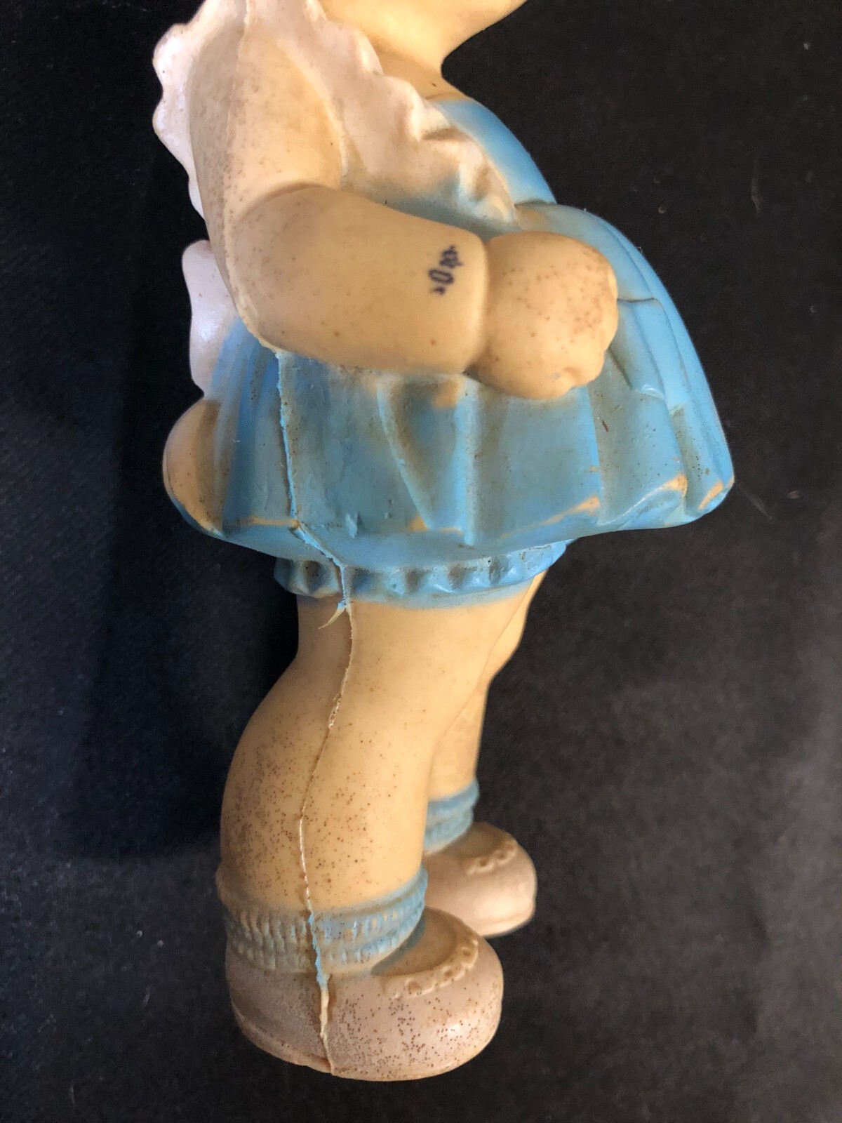 Rare VTG 1950s THE SUN RUBBER CO. Rubber Doll in Blue Dress by Ruth E ...