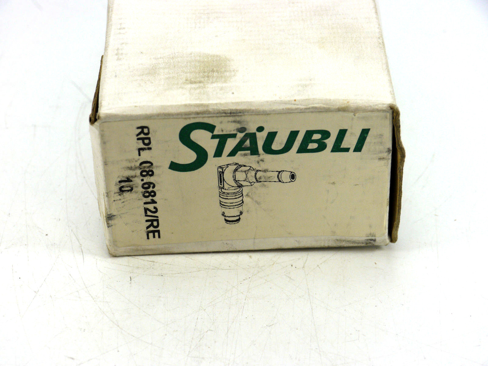 10 x STÄUBLI Schnellkupplung RPL 08.6812/RE Schlauchtülle 90 ...