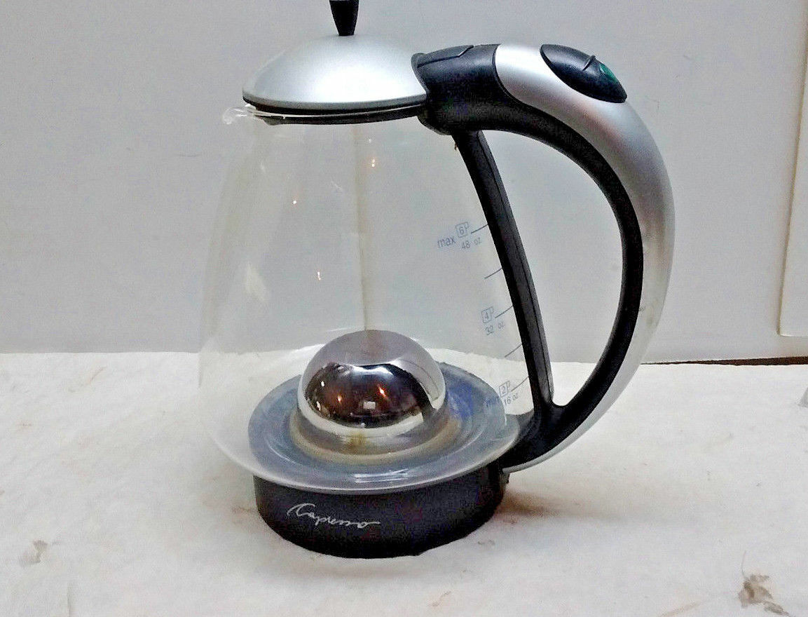 Capresso 256 or 259 Electric Boiler Coffee Tea Kettle Glass Pitcher ...