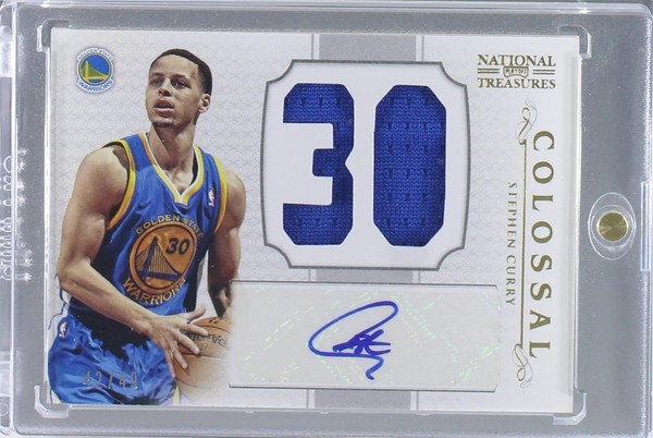 2012-13 Panini National Treasures - Colossal Materials Jersey Number ...