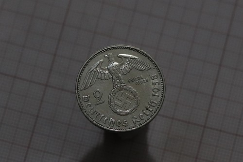 🧭 🇩🇪 GERMANY THIRD REICH 2 REICHSMARK 1938 E SILVER B68 #Z8673 | eBay