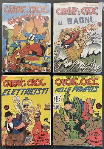 Criche E Croc Série Complète 1/96 Edital 1946 Autographe Édition | eBay