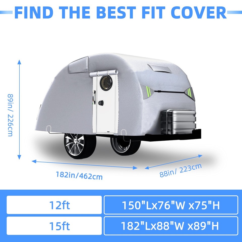 Teardrop Camper Cover Heavy Duty Camper Cover | eBay