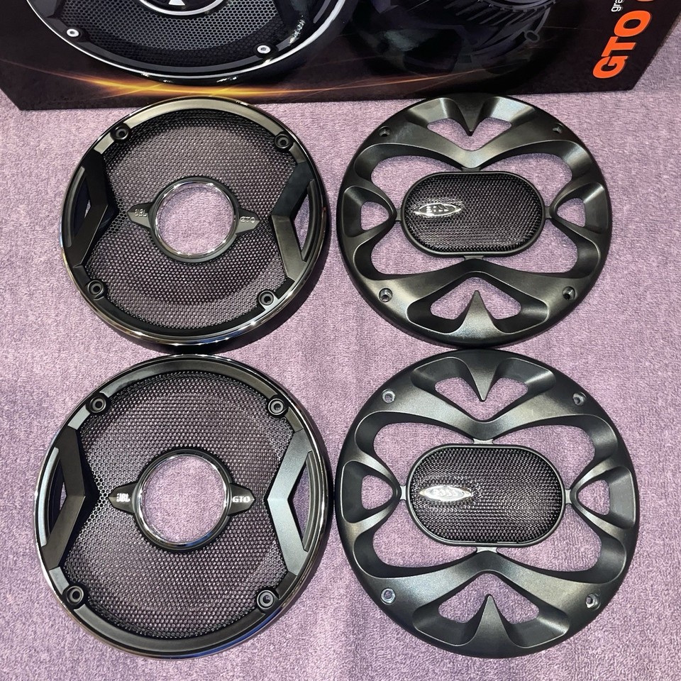 Pair JBL GTO Series 6.5" Speaker Grilles Covers Guards Mesh GTO629 ...