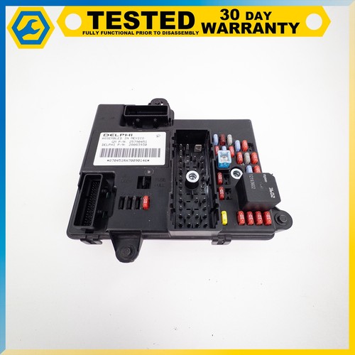 05-13 CHEVROLET CORVETTE C6 XLR BODY CONTROL MODULE FUSE BOX OEM | eBay