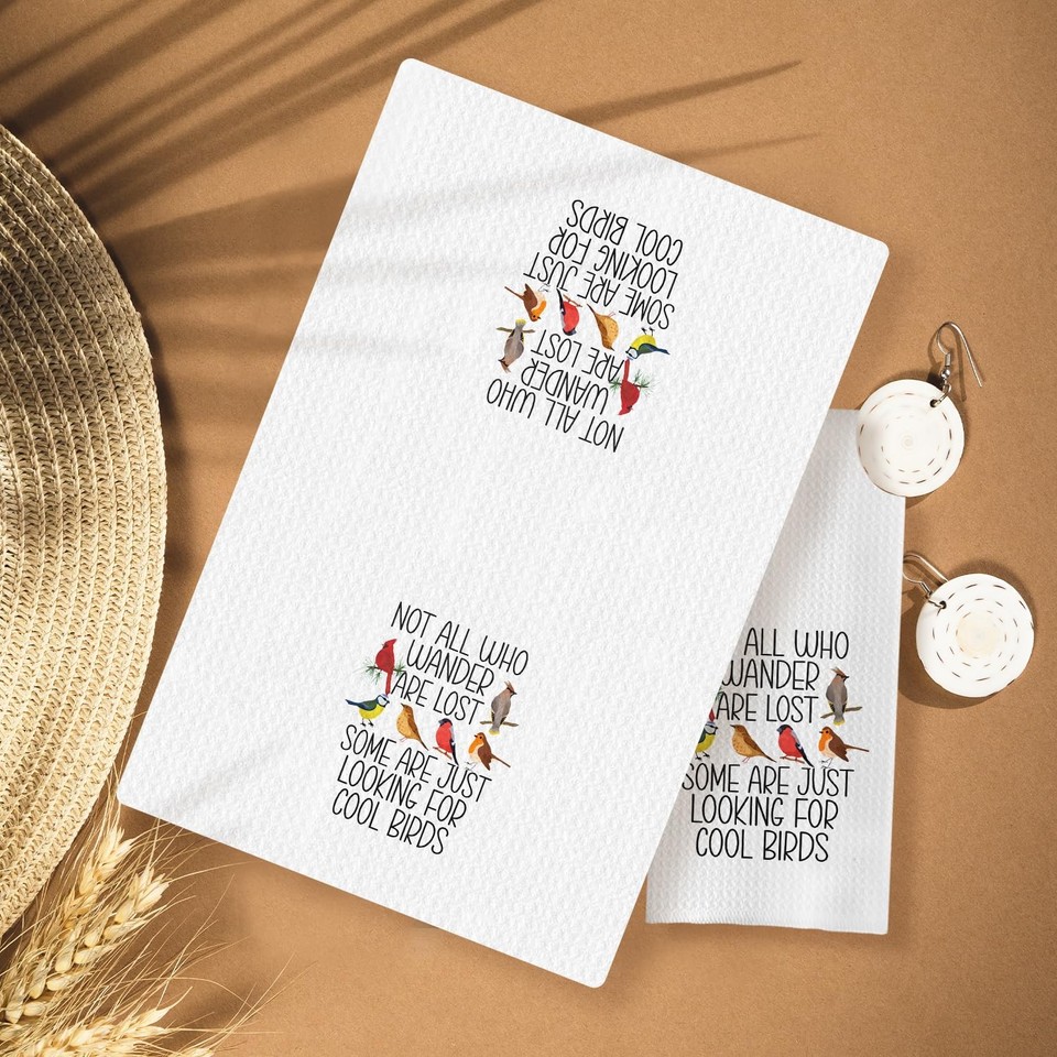 Birds Kitchen Towels,Bird Forest Dish Hand Towels for Kitchen Farmhouse ...