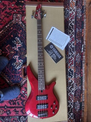 Yamaha RBX 374 Bass Guitar 4-String, Red, Active, Electric, 24-Fret ...
