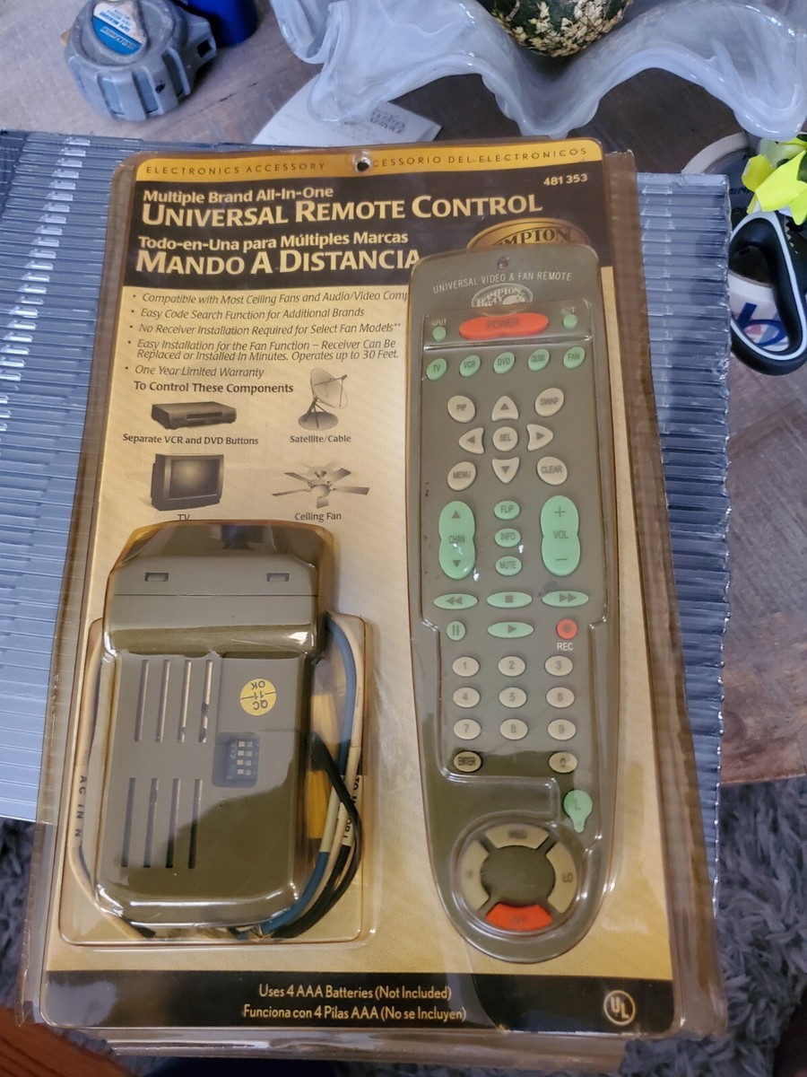 Hampton Bay Remote Control Codes
