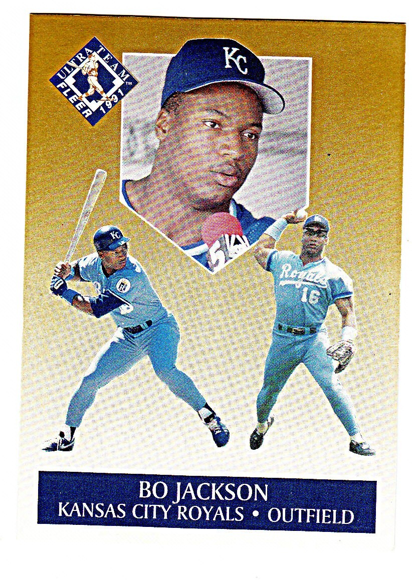 1991 FLEER ULTRA TEAM #6 BO JACKSON Kansas City Royals Baseball Card | eBay