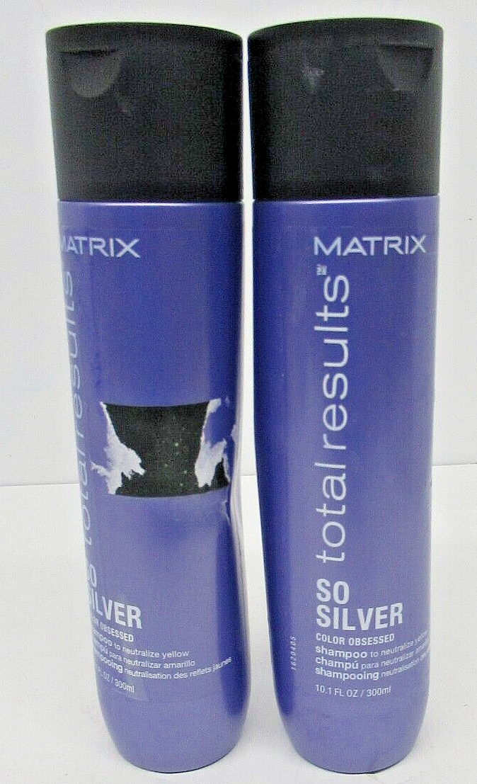 Matrix Total Results So Silver Shampoo 10.1 oz x2 bottles 884486228055 ...