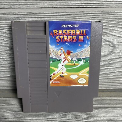 Baseball Stars II 2 Authentic Nintendo NES Game Cartridge Tested And ...