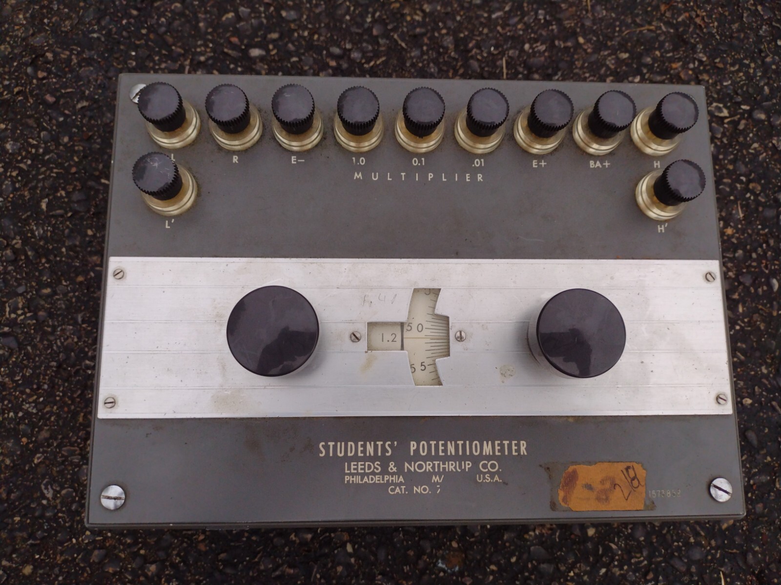 Leeds Northrup Students Potentiometer Vintage Laboratory Trainer ...