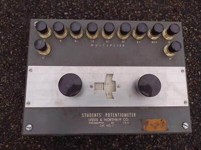 Leeds Northrup Students Potentiometer Vintage Laboratory Trainer ...