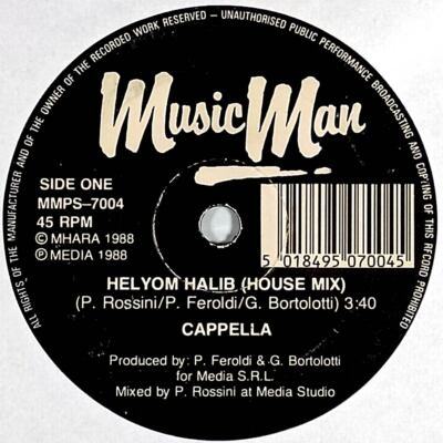 Cappella - Helyom Halib (House Mix) / Helyon Halib (Instrumental) [7 ...