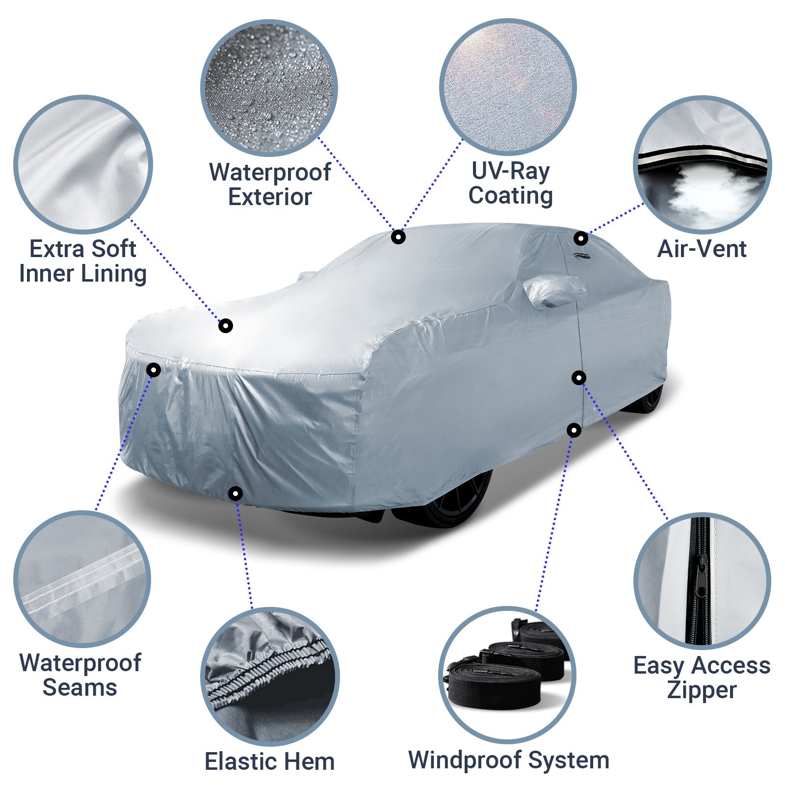 2018-2024 Lexus LC Custom Car Cover - All-Weather Waterproof Outdoor ...