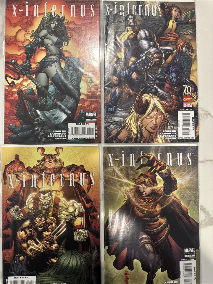 X-INFERNUS 1 NM DAVID FINCH MAGIK COVER ART (2009 MARVEL COMICS) Lot 1 ...