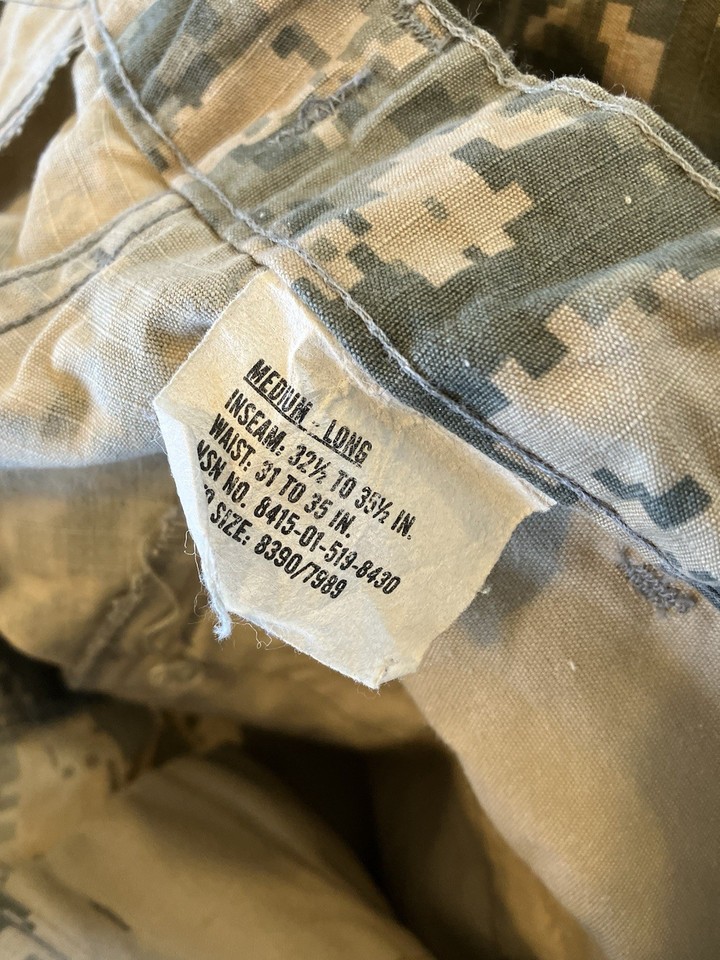 US Army Ranger School ACU Digital Camo Candidate Uniform Set-Rare OIF ...