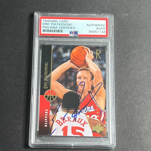 1993-94 Upper Deck #240 Eric Piatkowski Signed Card AUTO PSA Slabbed ...