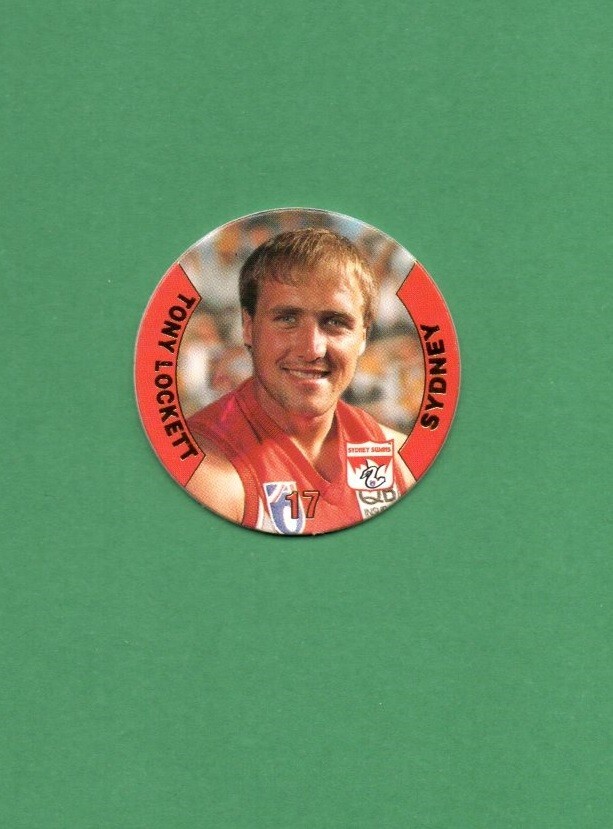 1995 AFL Coca Cola POG #17 Tony Lockett MINT (Sydney Swans) | eBay