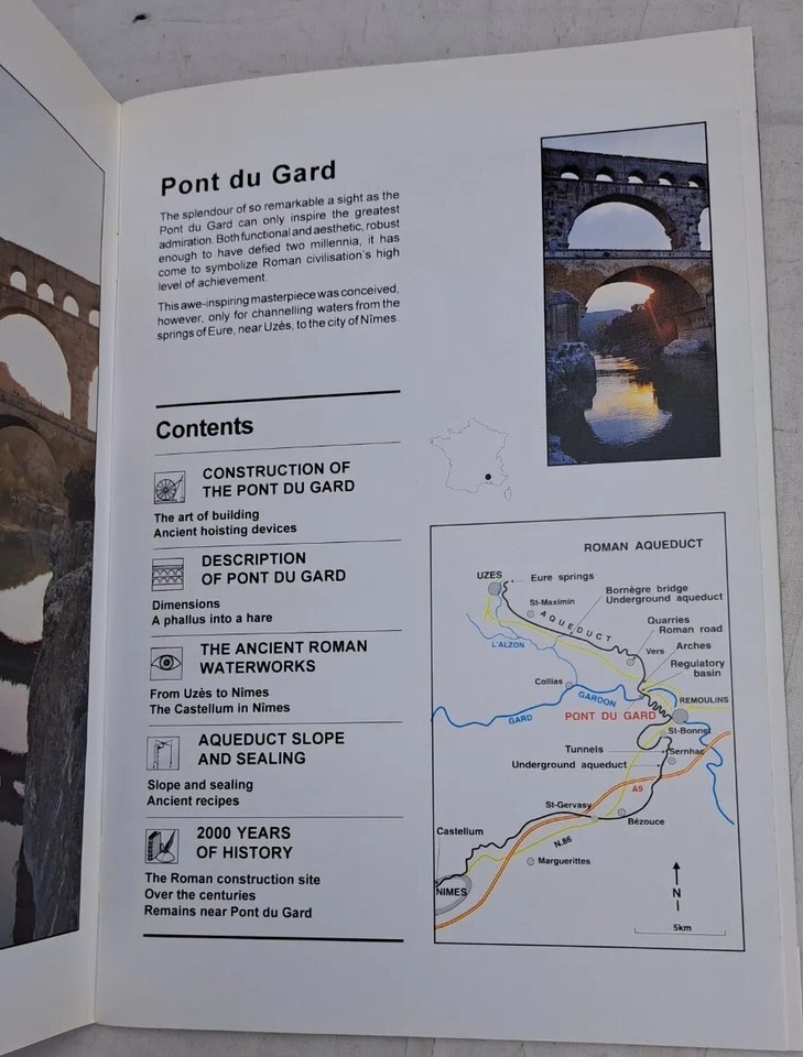 Le Pont du Gard France Travel Brochure | eBay