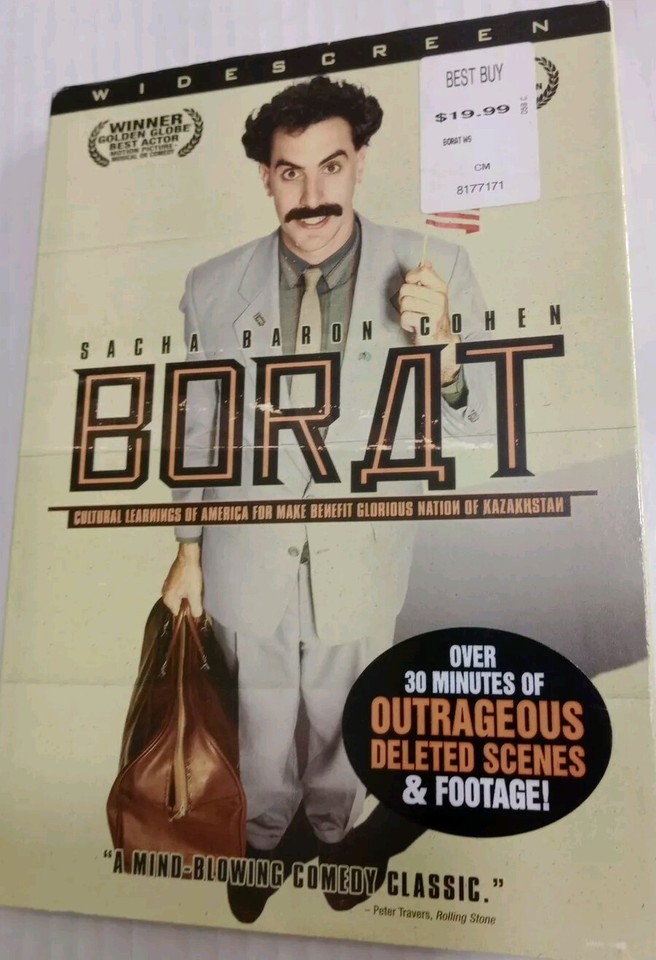 Borat DVD MOVIE 2007, Sacha Baron Cohen, Ken Davitian, Luenell ...