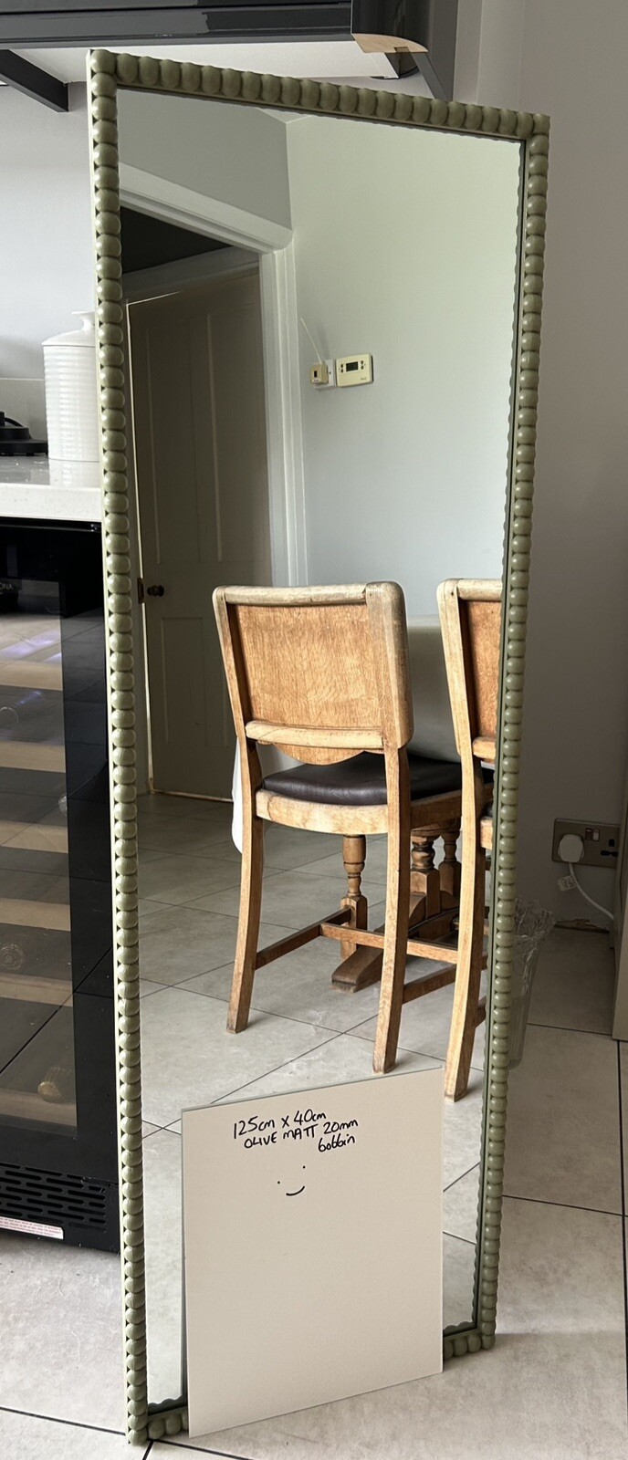 Bobbin Mirror bespoke made to size in F&B colours etc | eBay UK