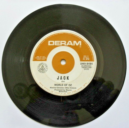 World of Oz King Croesus Import 70s Rock Psychedelic 7" 45rpm Vinyl ...