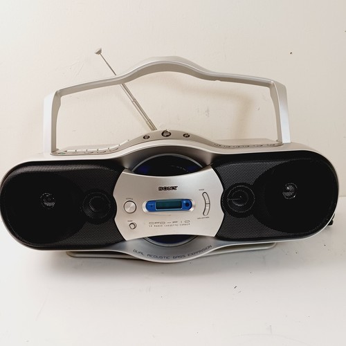Sony CFD-F10 Boombox CD-Casette Player-Radio, With Cord, Tested Works ...