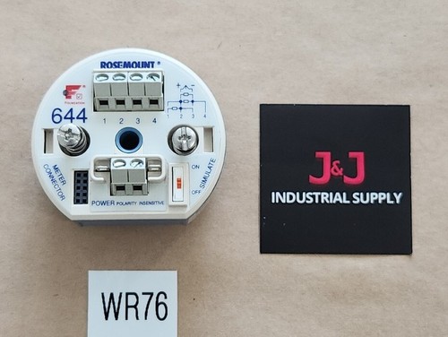 Rosemount 644HFNAQ4 Temperature Transmitter PT100_385 4 Wire 0-100°C ...