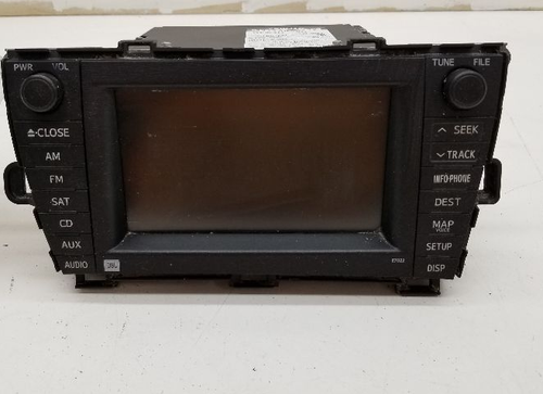 2010-2011 TOYOTA PRIUS DASH MOUNTED NAVIGATION DISPLAY SCREEN WITH SAT ...