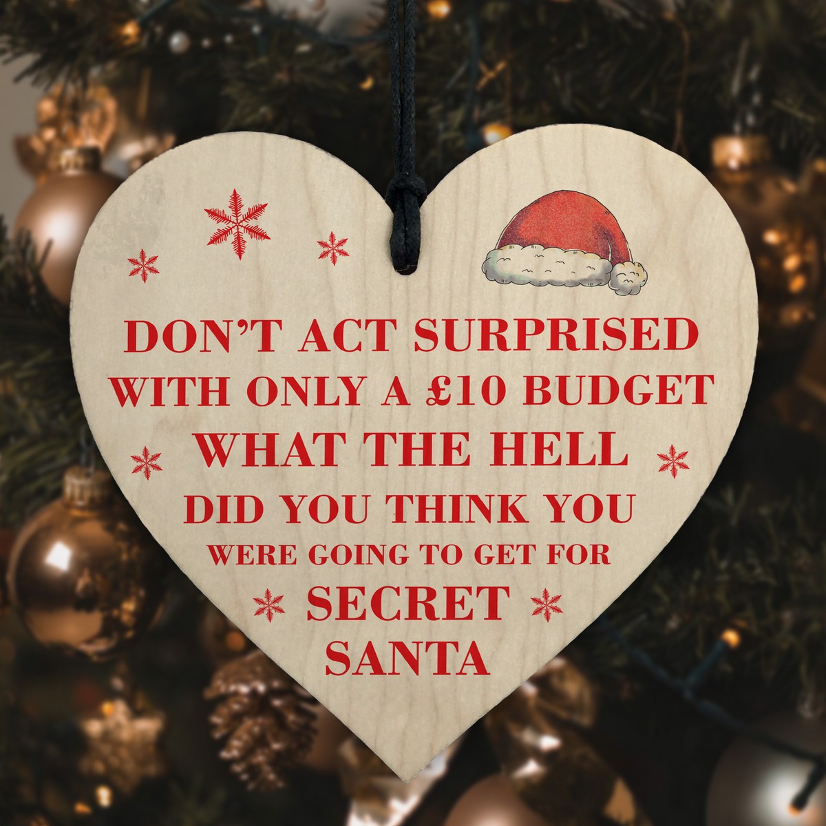 Secret Santa Love Quotes Sterling Silver 'With Love From Your Secret