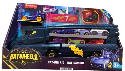 Fisher Price Batwheels Bat-Big Rig Bat-Camion Metal Hauler NEW 3+ | eBay
