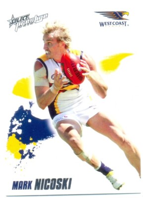 2010 AFL Select Prestige Common card 181 - West Coast - Mark Nicoski ...